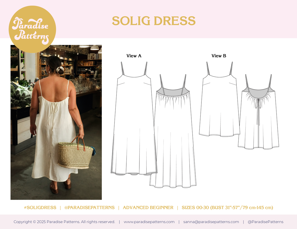 Solig Dress – Paradise Patterns