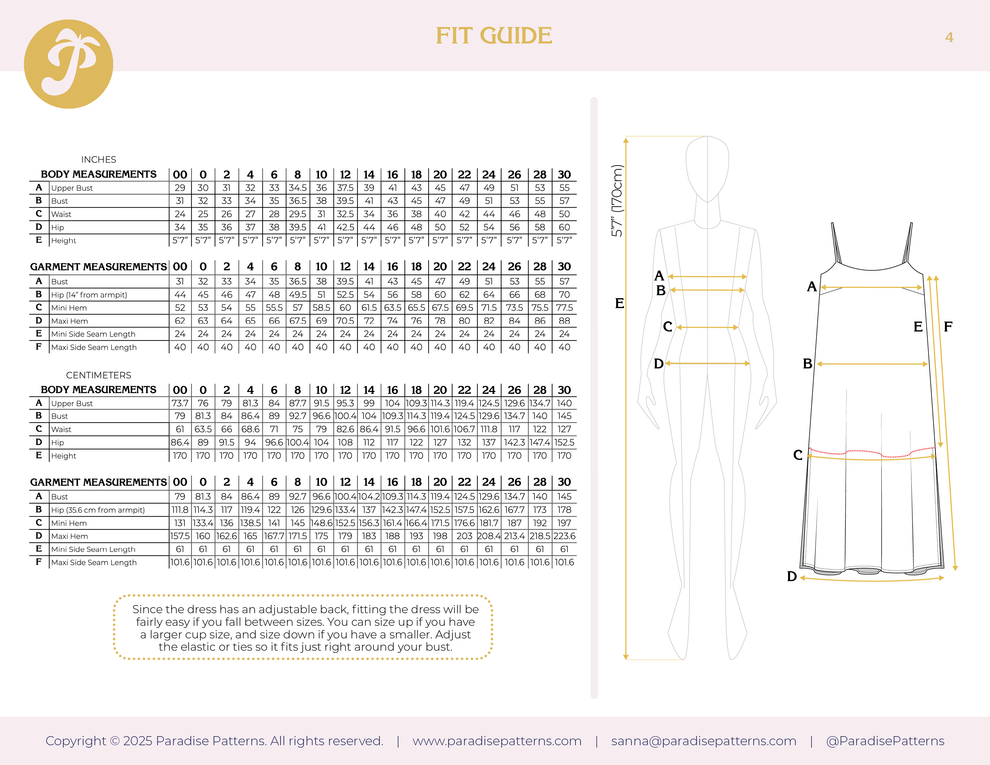 Solig Dress – Paradise Patterns