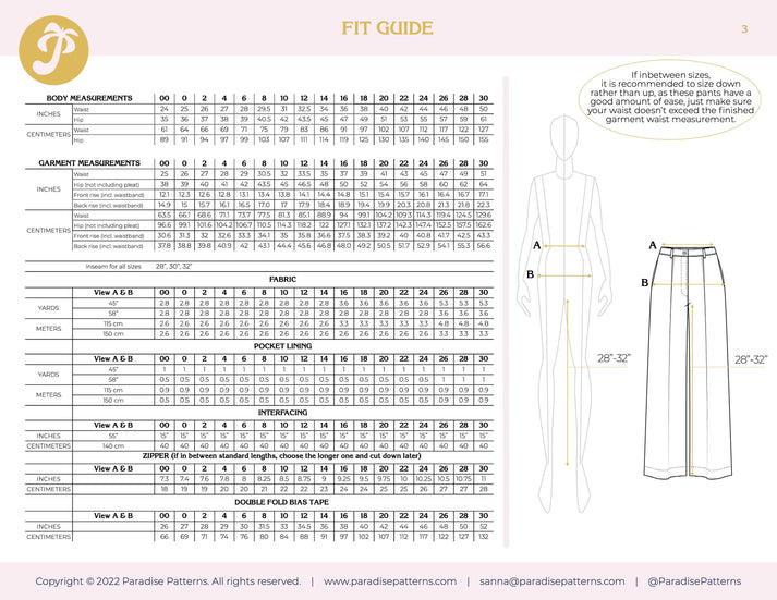 Protea Pants – Paradise Patterns